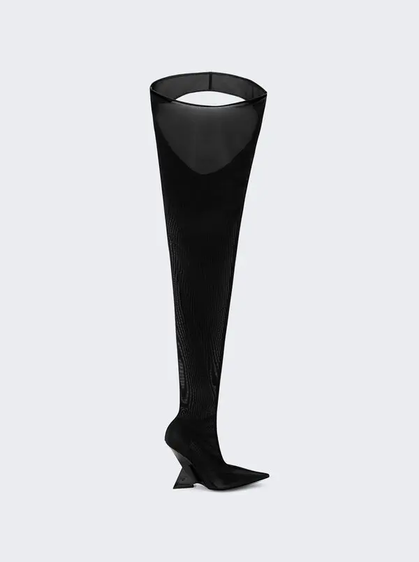 Attico Cheopissima Thigh High 105mm - Black