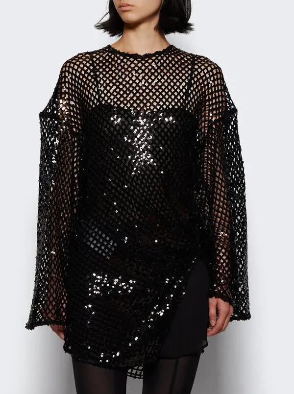 Attico Sequined Mini Dress