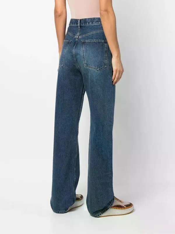 Chloé High-rise Wide-leg Jeans