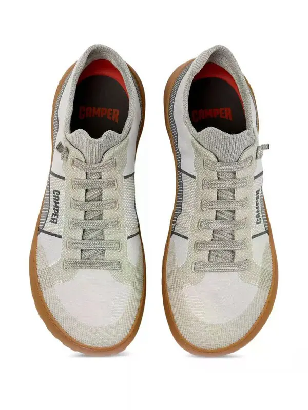 Camper Logo-detail Knitted Sneakers - Neutrals
