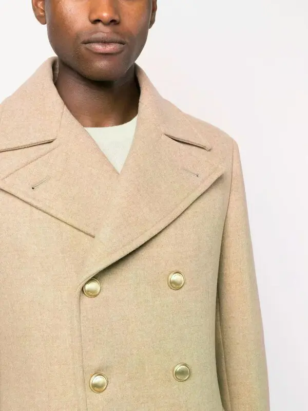 Brunello Cucinelli Double-breasted Wool-blend Coat