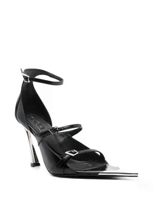 MUGLER 95mm Leather Sandals