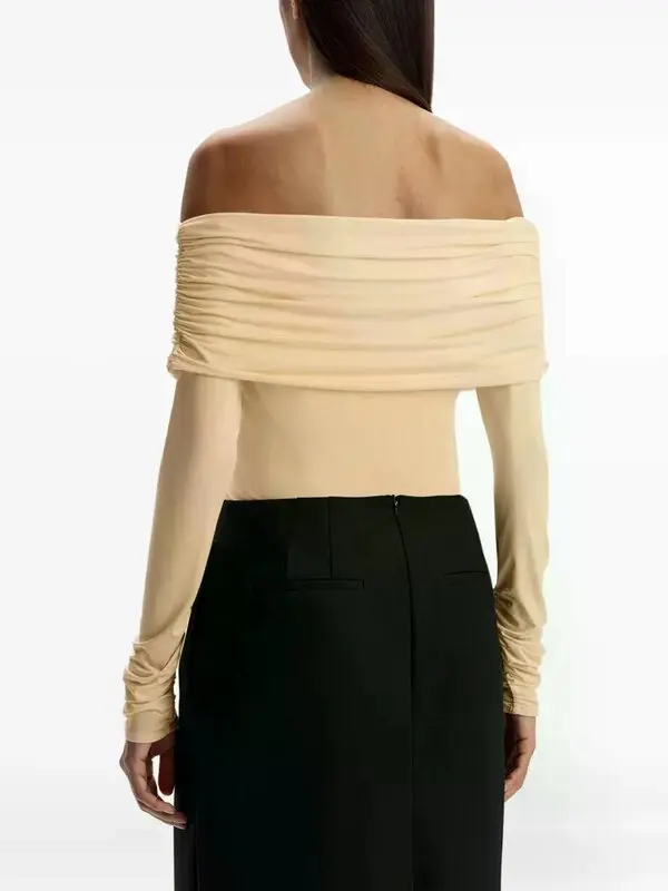 12 STOREEZ Draped Off-shoulder Top