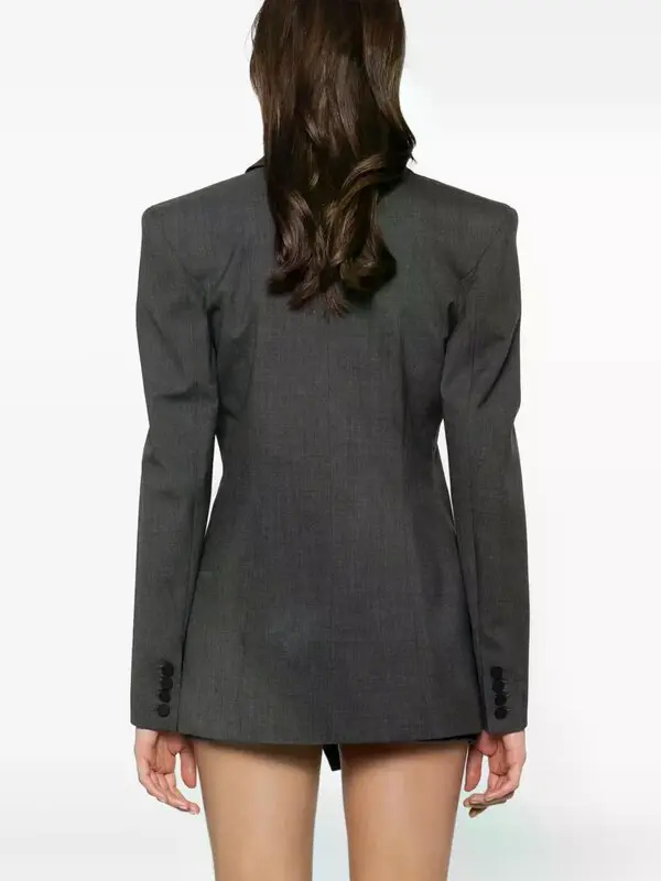 MUGLER Ring-detail Virgin Wool Blazer