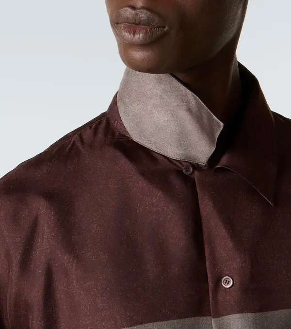 Loewe Albers Silk Twill Bowling Shirt