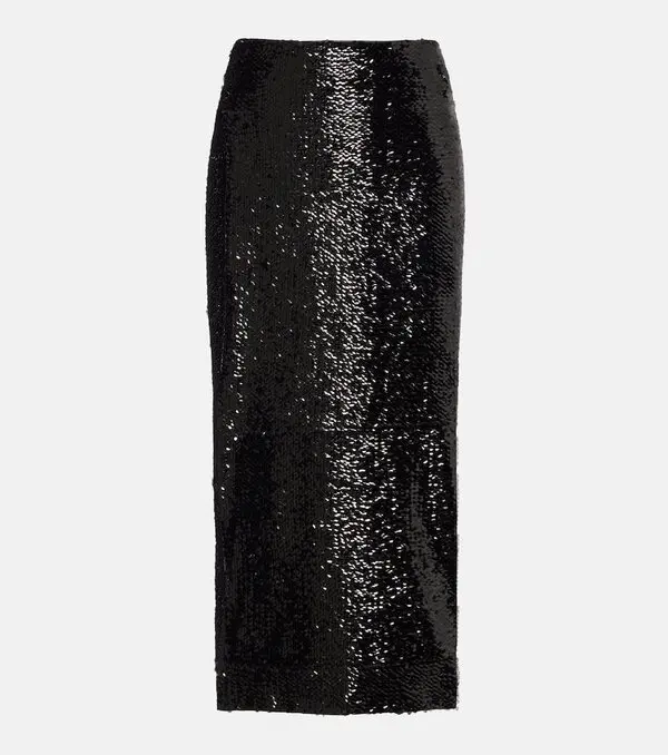 EMILIA WICKSTEAD Sequined Pencil Skirt