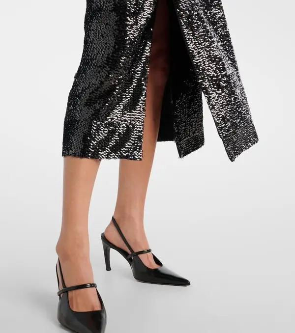 EMILIA WICKSTEAD Sequined Pencil Skirt