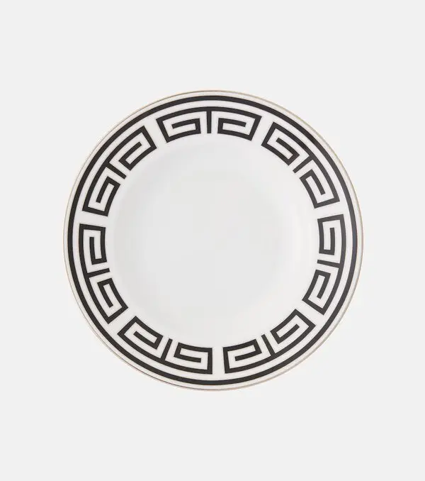 GINORI 1735 Labirinto Porcelain Soup Plate - Black