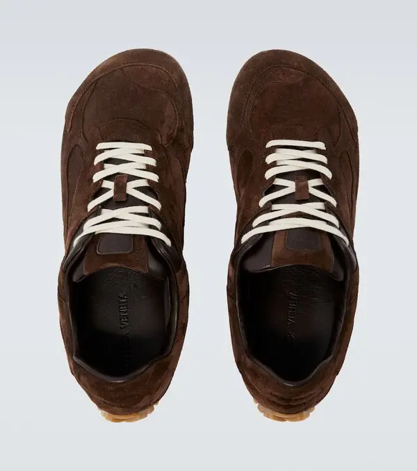 Bottega Veneta Orbit Flash Suede Sneakers
