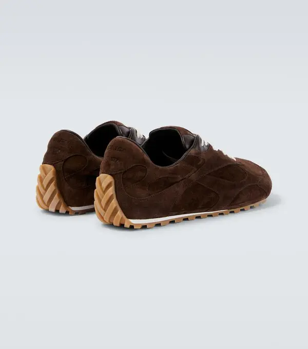 Bottega Veneta Orbit Flash Suede Sneakers