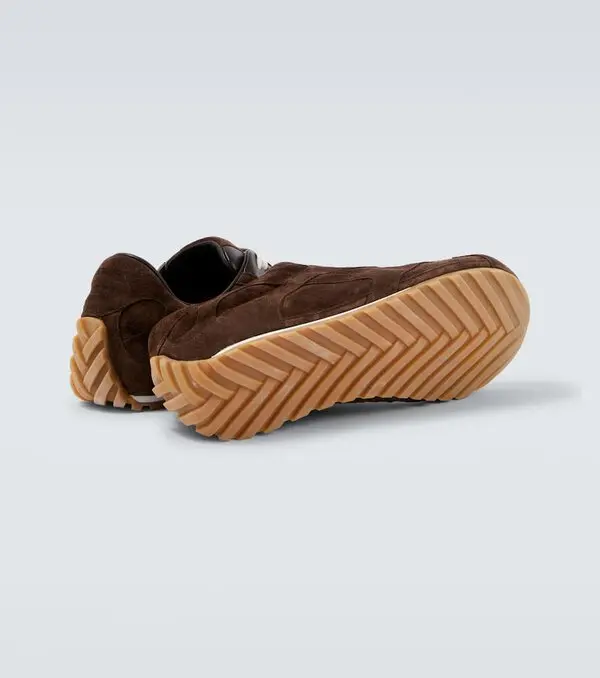 Bottega Veneta Orbit Flash Suede Sneakers