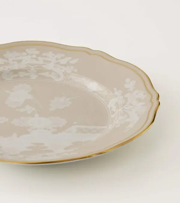 GINORI 1735 Oriente Italiano Porcelain Dinner Plate - Beige