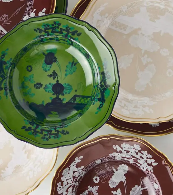GINORI 1735 Oriente Italiano Porcelain Dinner Plate - Beige