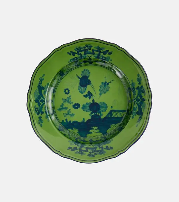 GINORI 1735 Oriente Italiano Porcelain Dessert Plate - Green
