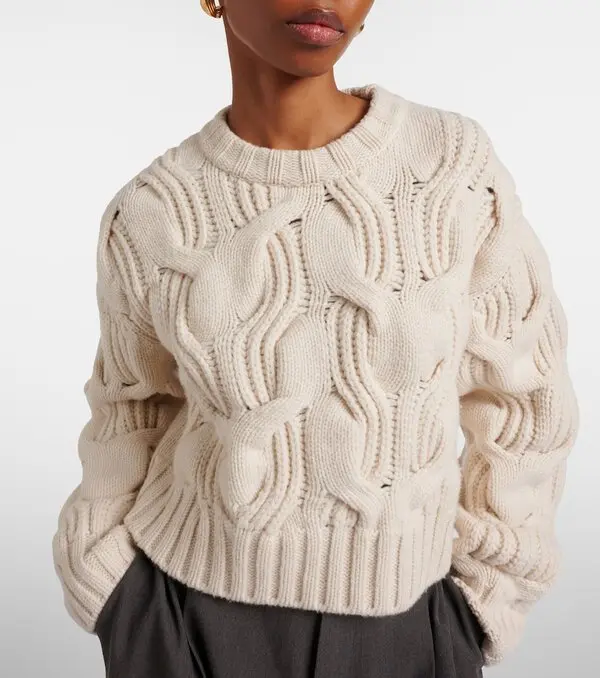 Bottega Veneta Oversized Wool Crewneck Sweater