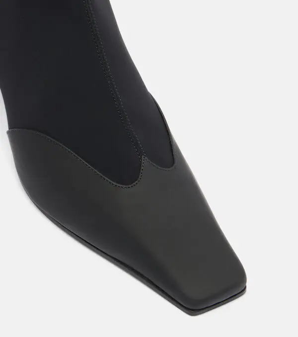 Khaite Nevada 85 Mid-calf Boots - Black
