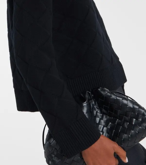Bottega Veneta Intrecciato Wool-blend Crewneck Sweater