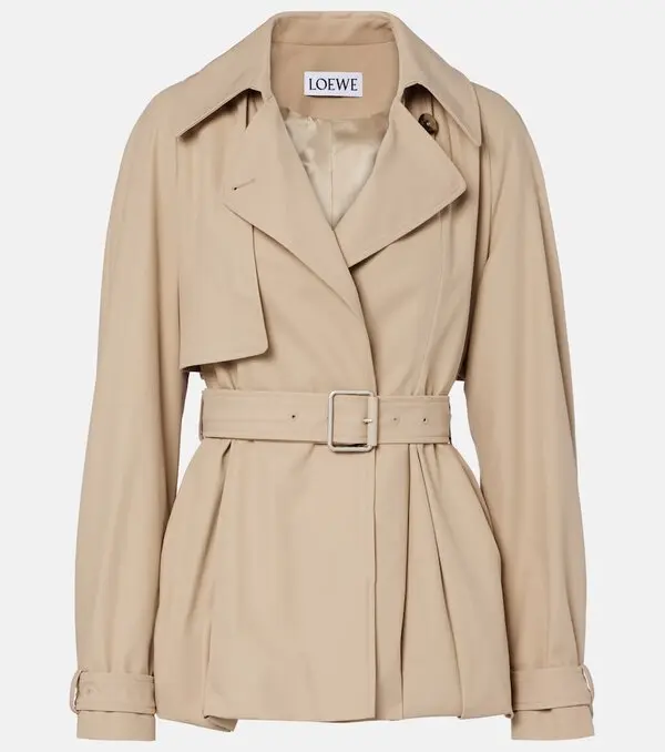Loewe Cotton Gabardine Jacket - Beige
