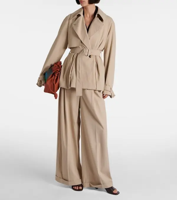 Loewe Cotton Gabardine Jacket - Beige