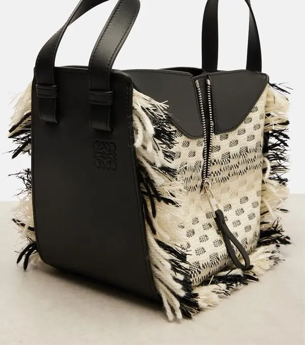 Loewe Hammock Compact Leather Top-handle Bag