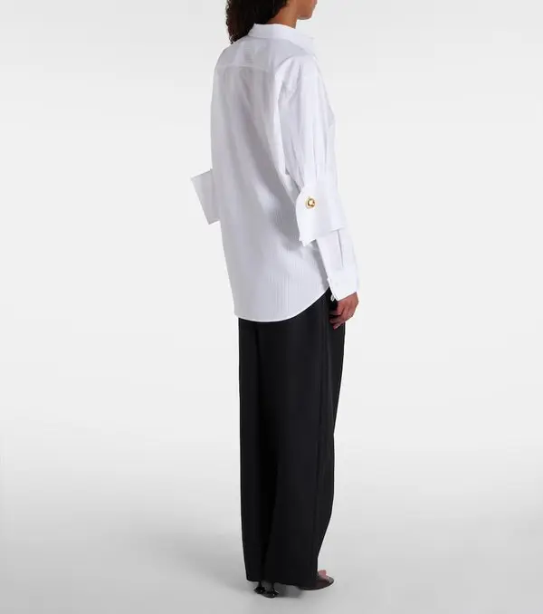 Loewe Layered Cotton Poplin Shirt