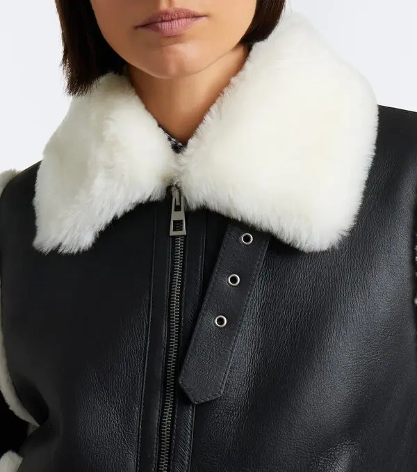 Loewe Leather Jacket - Black