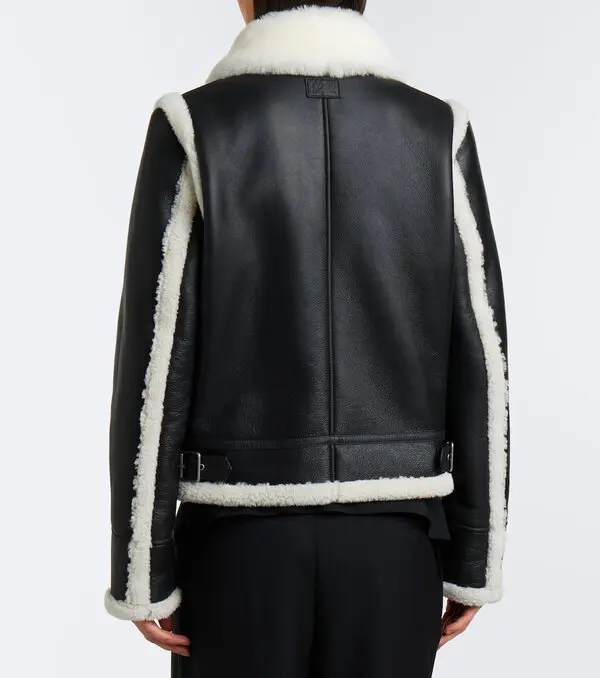 Loewe Leather Jacket - Black