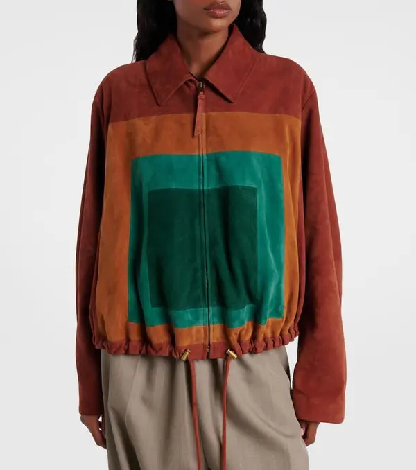 Loewe Balloon Suede Blouson - Multicoloured