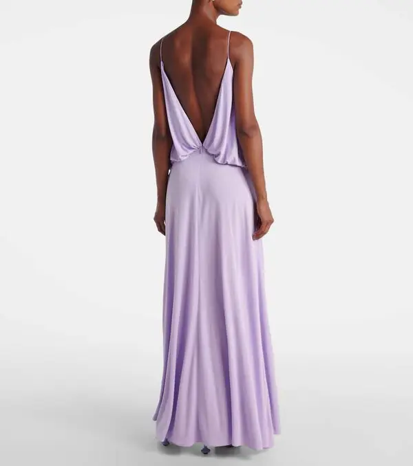 loewe purple dress Loewe