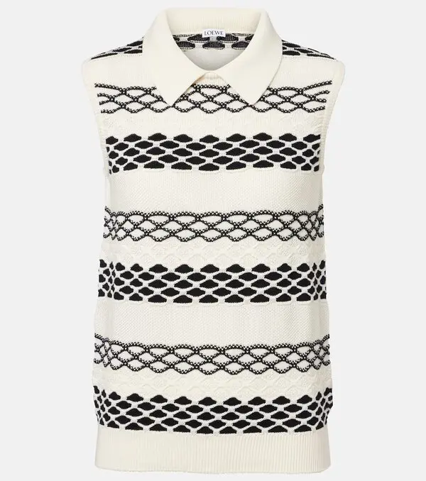 Loewe Cotton Vest - White