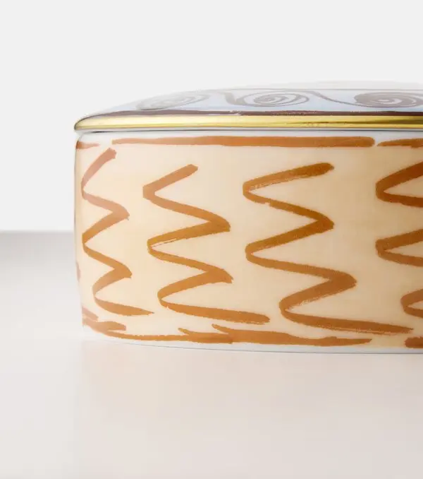 GINORI 1735 X Luke Edward Hall Il Viaggio Di Nettuno Porcelain Trinket Box