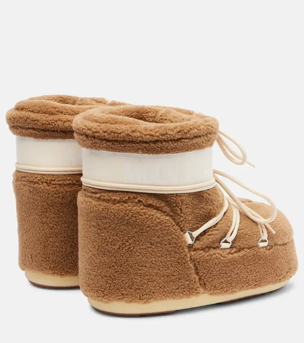 Moon Boot Icon Low Fleece Boots - Brown