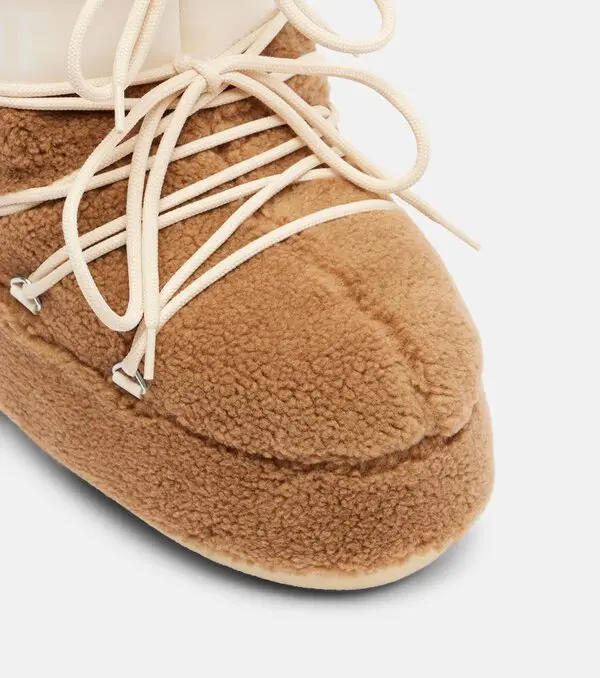 Moon Boot Icon Low Fleece Boots - Brown