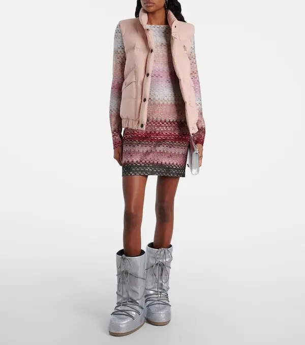 Moon Boot Icon Glitter Knee-high Snow Boots - Silver