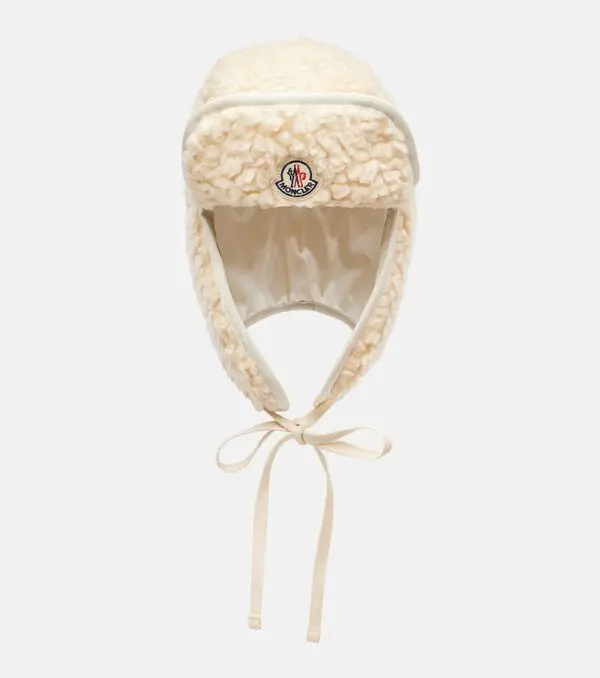 Moncler Aviator Hat - White