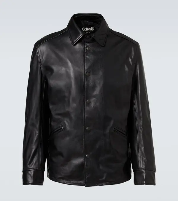 Junya Watanabe Schott Leather Jacket - Black | Editorialist