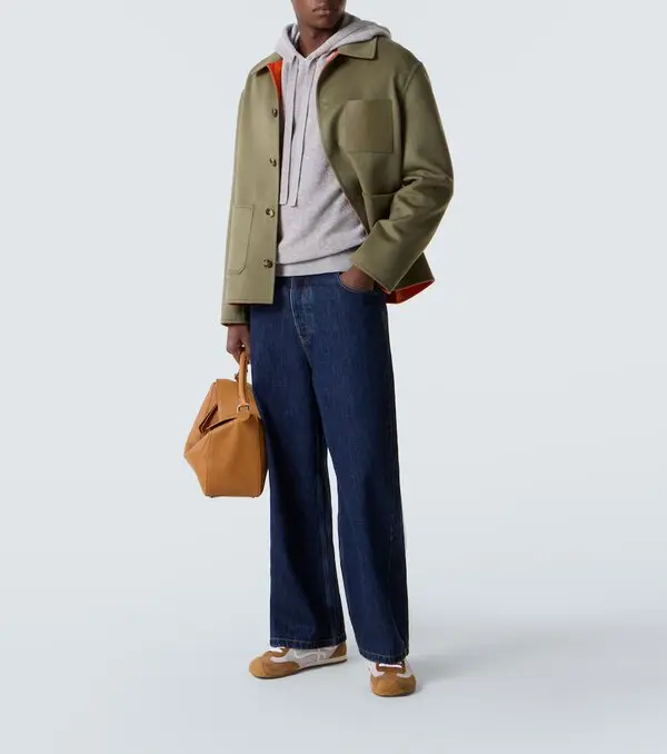 Loewe Anagram Wool And Cashmere Jacket