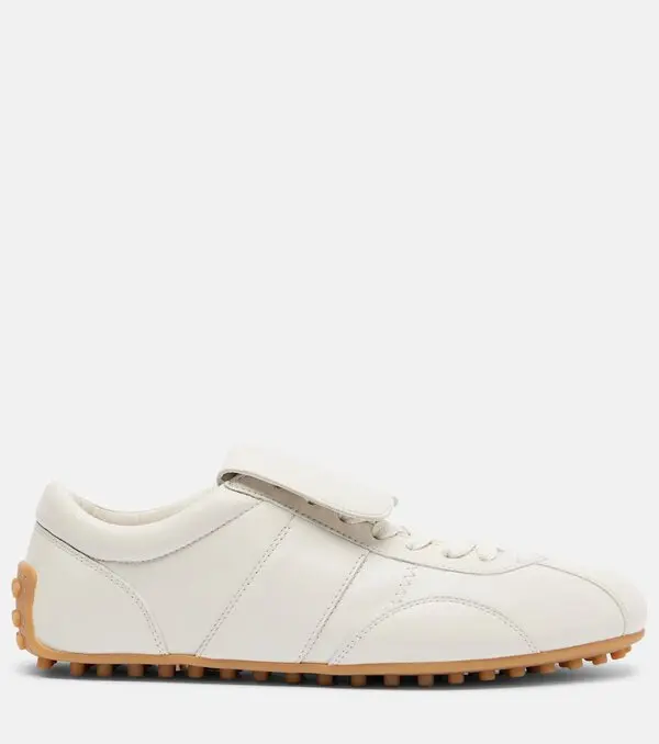 TOD'S Gommino Leather Sneakers - White