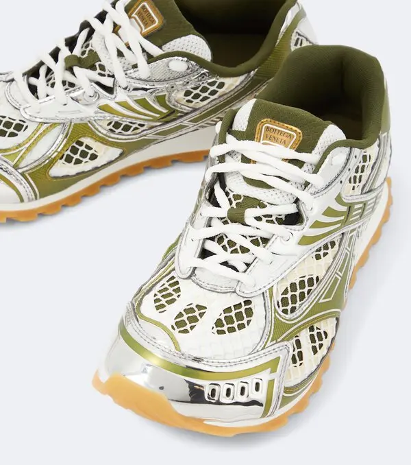 Bottega Veneta Orbit Sneakers - Silver