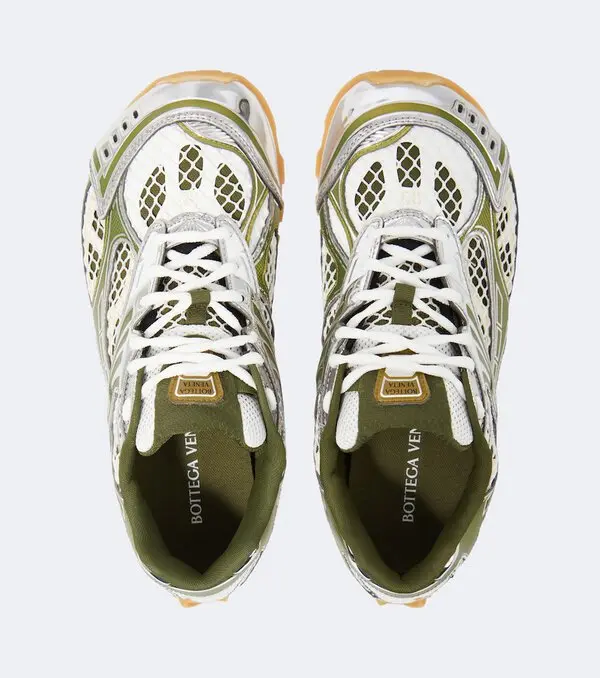 Bottega Veneta Orbit Sneakers - Silver