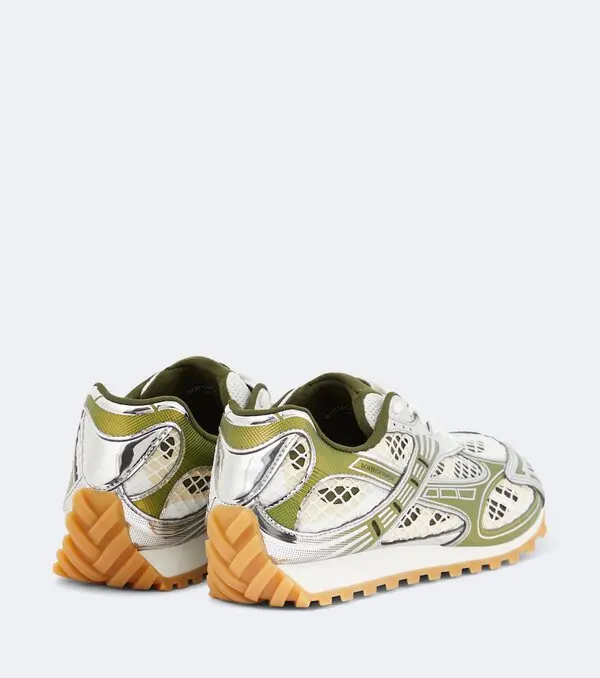Bottega Veneta Orbit Sneakers - Silver