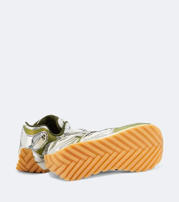 Bottega Veneta Orbit Sneakers - Silver
