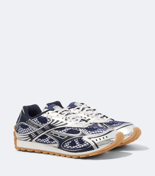 Bottega Veneta Orbit Sneakers - Silver