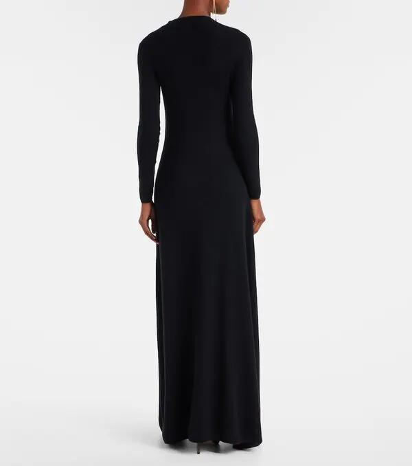 TOM FORD Cashmere And Silk-blend Maxi Dress - Black