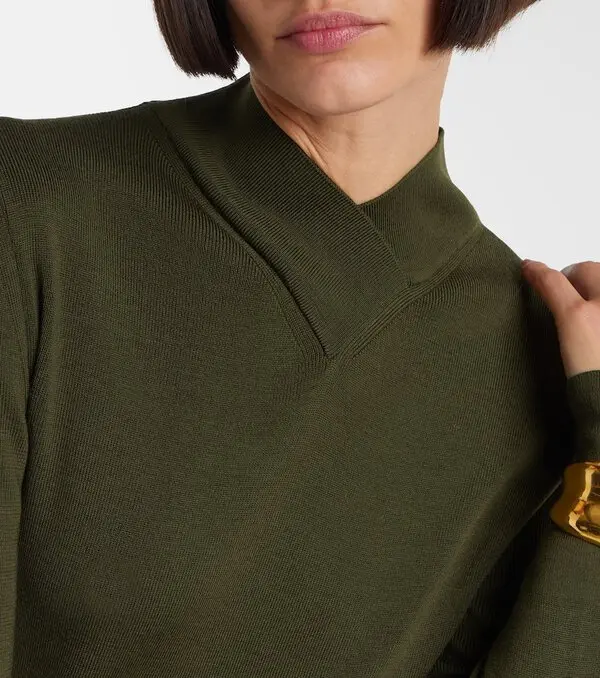 TOM FORD Knitted Wool Midi Dress