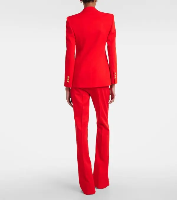 Versace Medusa '95 Wool Flare Pants - Red