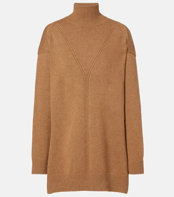 FFORME Loletta Wool And Cashmere Turtleneck Sweater - Beige