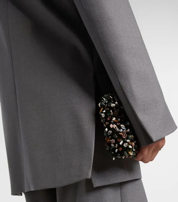 Dries Van Noten Wool-blend Blazer - Grey