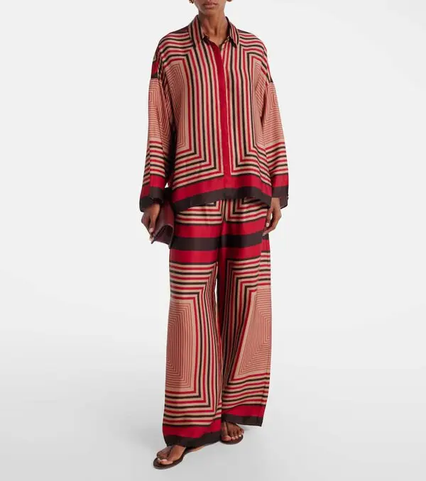 Faithfull The Brand Cora Printed Oversized Shirt - Multicoloured