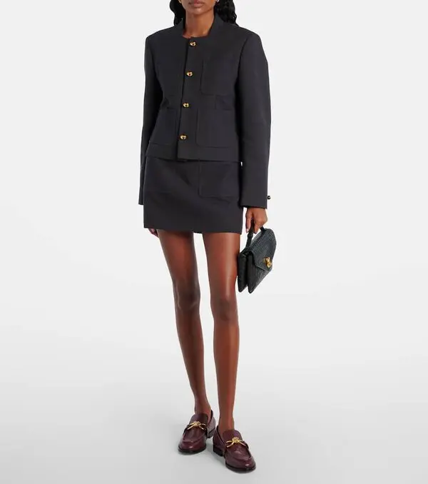 Bottega Veneta Knot Lock Intrecciato Leather Top-handle Bag - Black